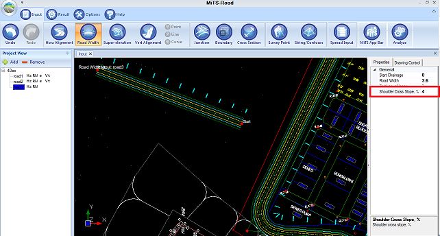 Road: Carriageway, Shoulder and Verge gradient - MES Innovation Sdn Bhd
