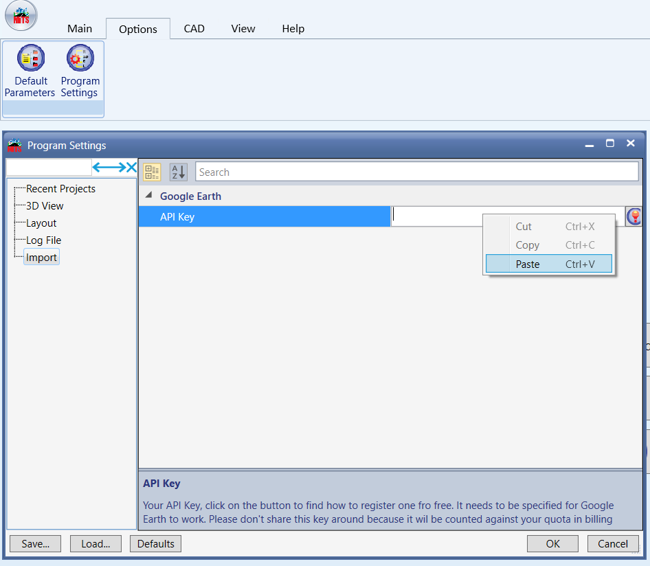 How to Get API Key for Google Earth Import - MES Innovation Sdn Bhd