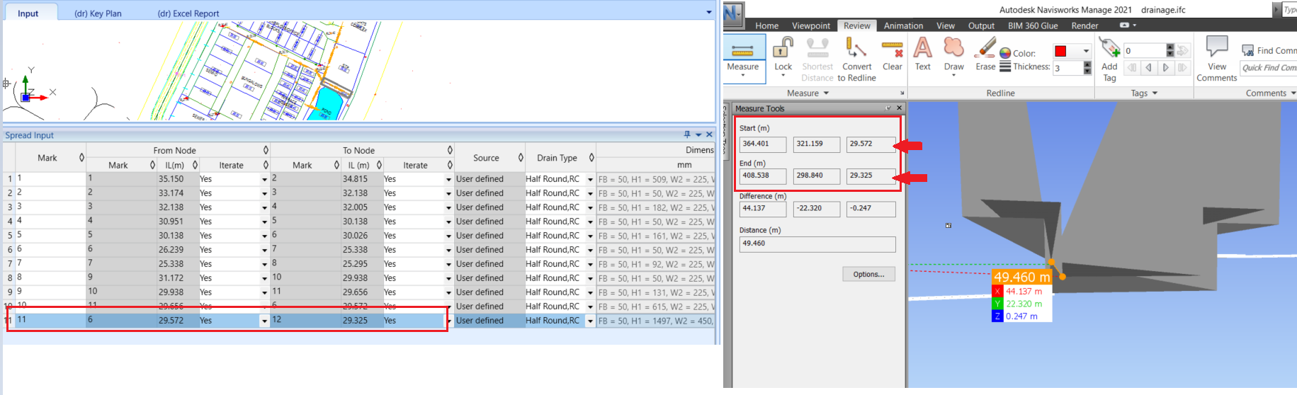 How to Check ILs for Pipes/Drains after Export to IFC - MES Innovation ...