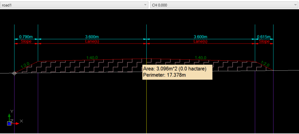 Road End Area Calculation Concept - MES Innovation Sdn Bhd