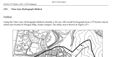 Time Area Method Detention Pond Benchmark MSMA 2nd Appendix 2.F2 - MES ...