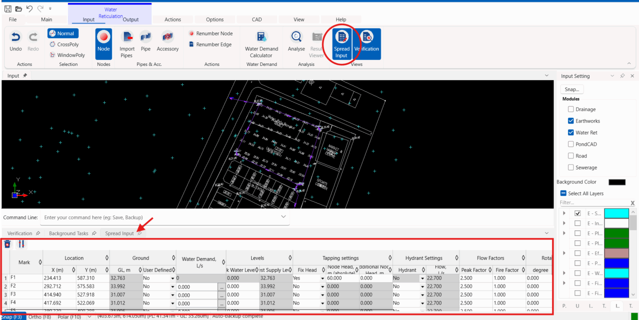 Inputting Node Properties - MES Innovation Sdn Bhd