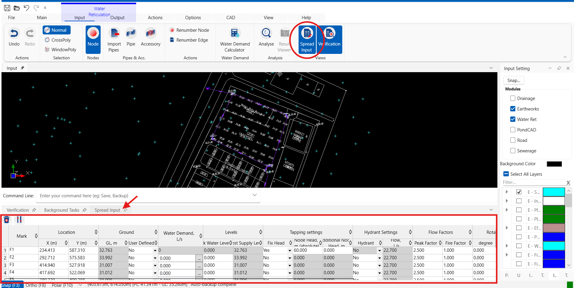 Inputting Node Properties - MES Innovation Sdn Bhd