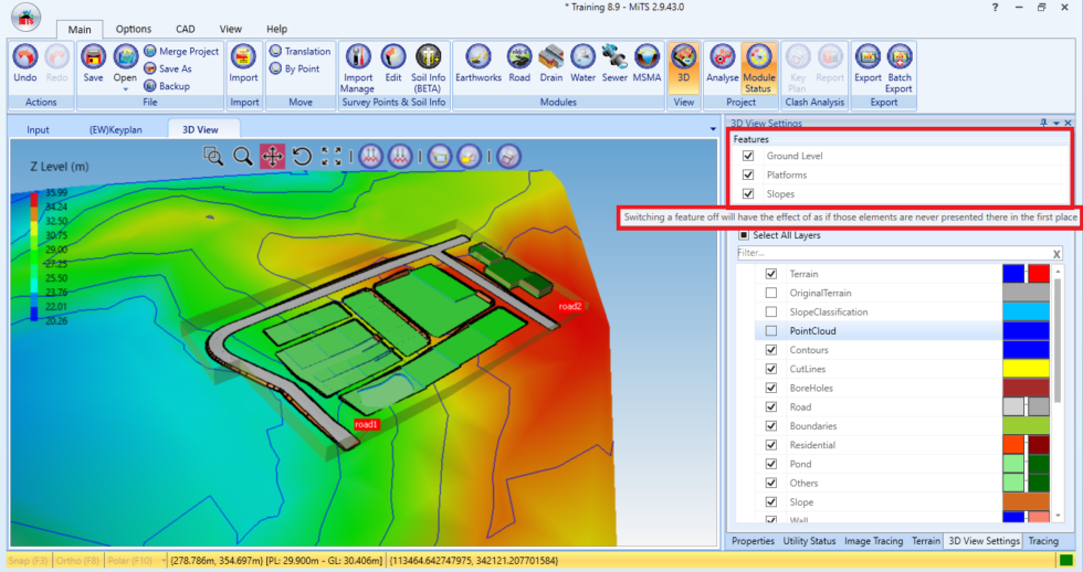 3D View Settings - MES Innovation Sdn Bhd