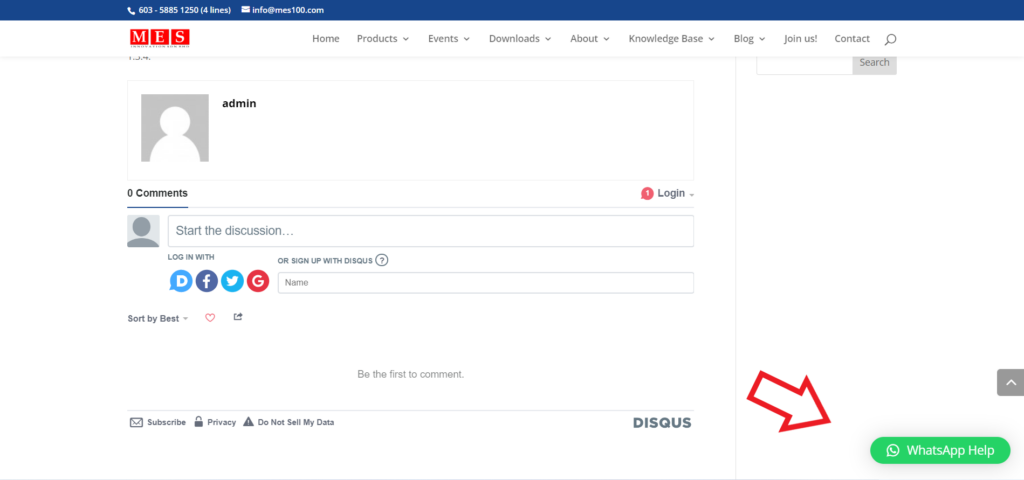 WhatsApp Support and Knowledge Base - MES Innovation Sdn Bhd