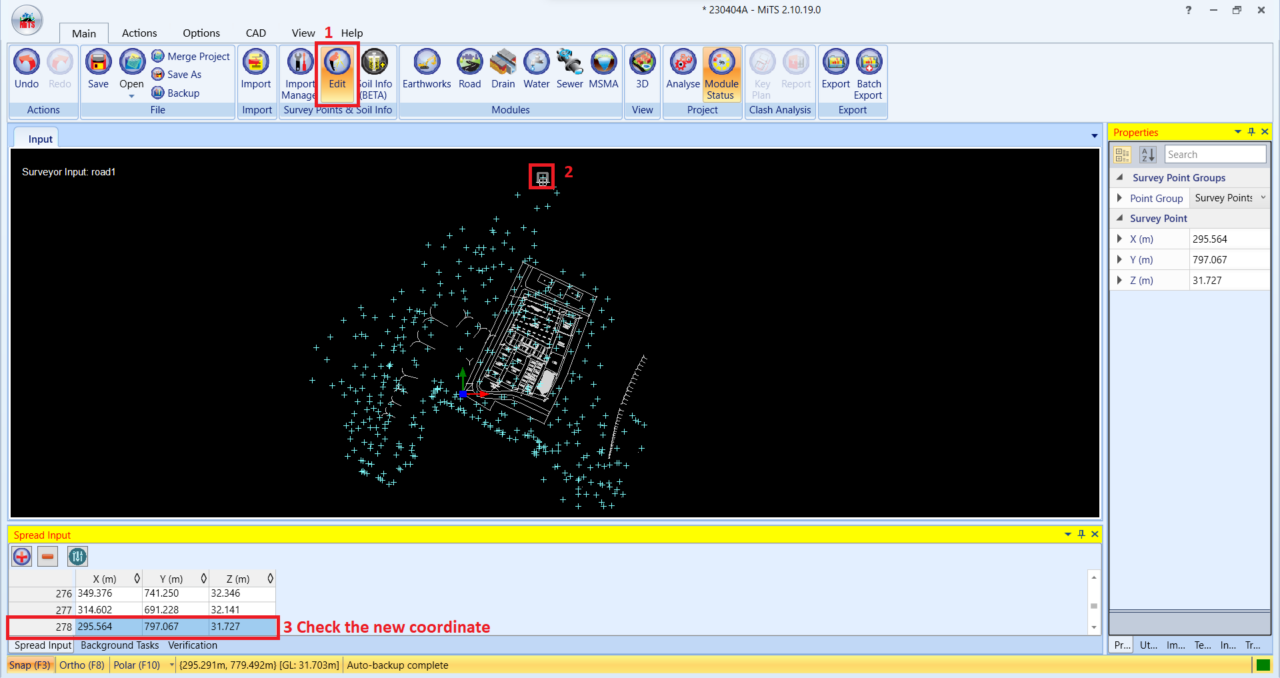 How to Move My Surveyor Points? - MES Innovation Sdn Bhd
