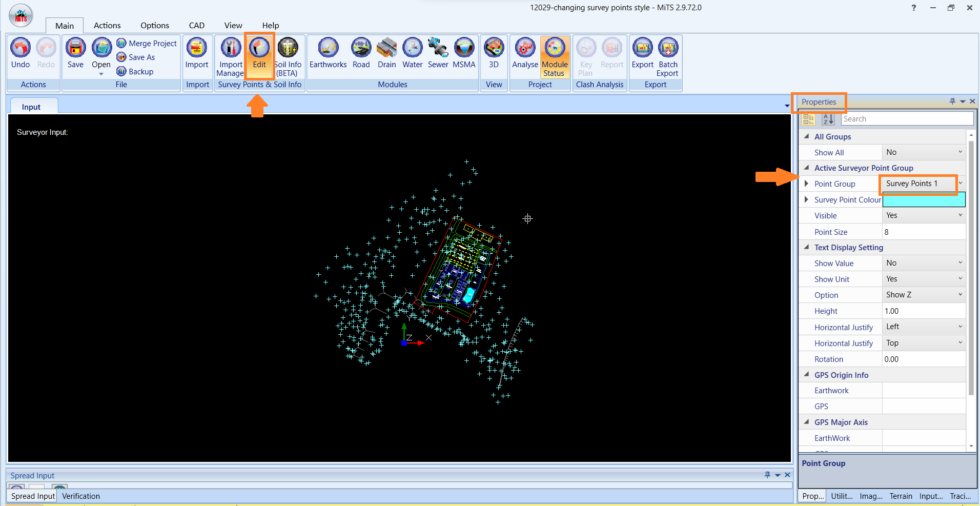 Changing Survey Points Style in MiTS 2 & Civil 3D - MES Innovation Sdn Bhd