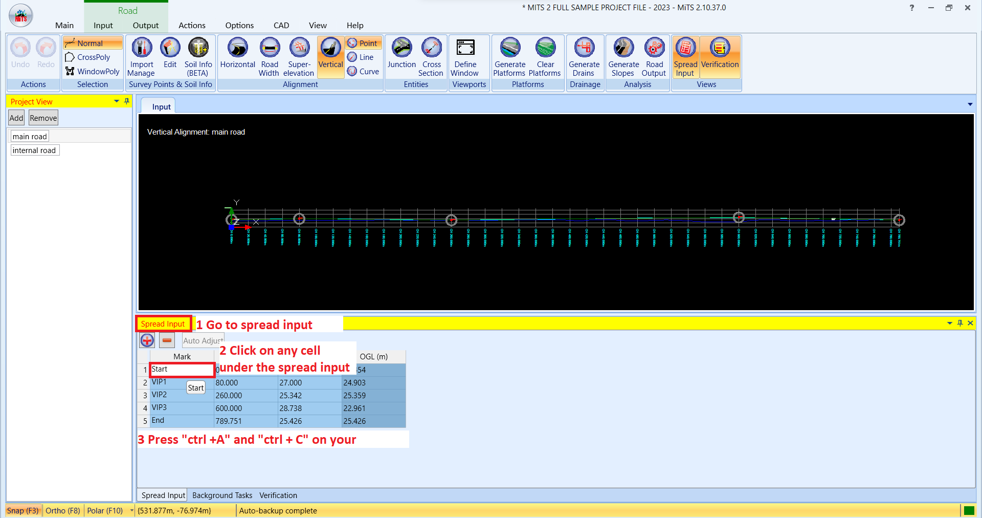 Copy and Paste from and to Spread Input - MES Innovation Sdn Bhd