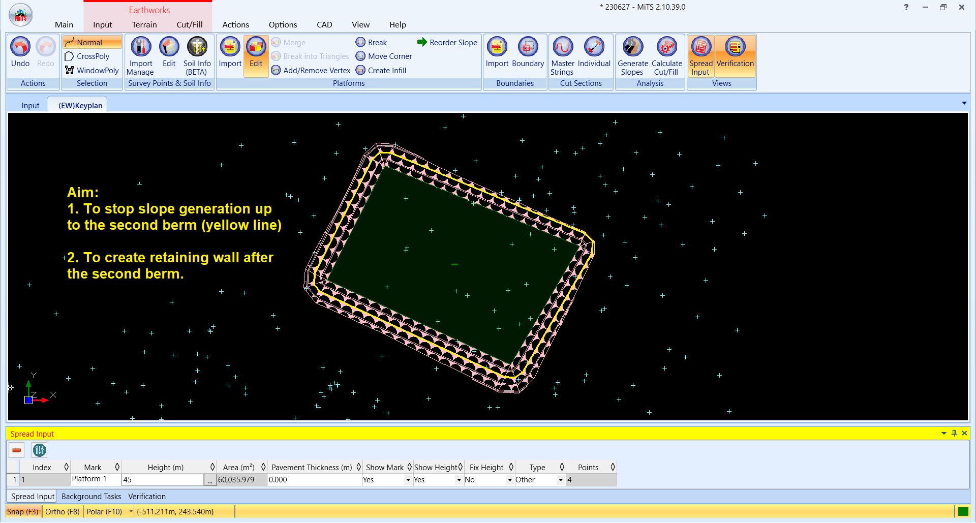 How To Create Retaining Wall At The Toe Slope - MES Innovation Sdn Bhd