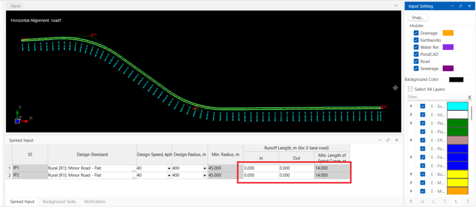 What is Transition Length, Road Runoff and Road Runout on Tangent - MES ...