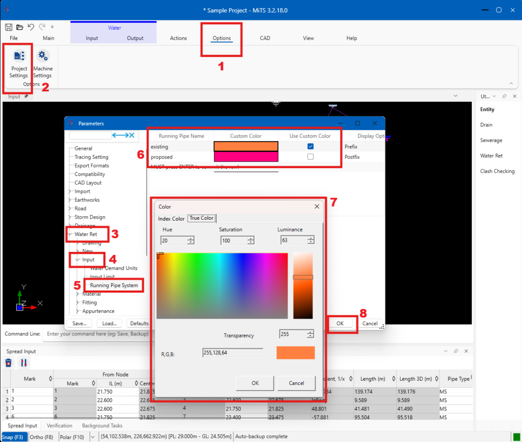 Assigning colors in utility modules - MES Innovation Sdn Bhd